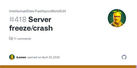 server freeze crash · issue 418 · intellectualsites fastasyncworldedit