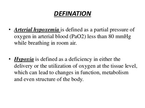 Approach To Hypoxemia