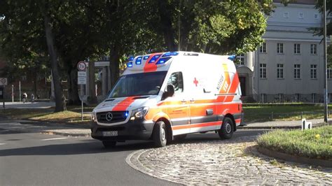Dauerhorn RTW DRK Bergen Auf Einsatzfahrt In Stralsund YouTube