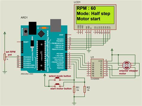 Stepper Motor Circuit Diagram Audrino Multiple Stepper Motor
