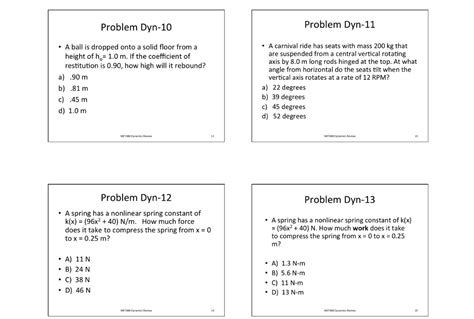 Solved Problem Dyn 10 Problem Dyn 11 A Carnival Ride Has