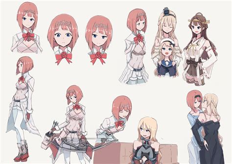 Kongou Bismarck Warspite Jervis And Ark Royal Kantai Collection