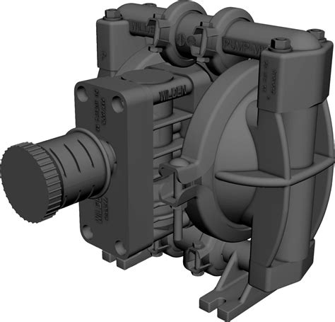 Wilden Pump 3d Cad Model