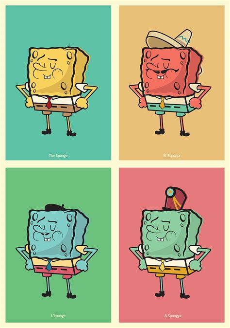 Spongebob Patrick Poster Commissions For Viacom Behance