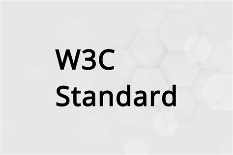 W3c Standard Was Heißt Das Fachbegriffe Arocom