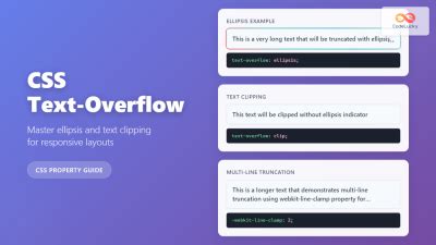 Css Text Overflow Complete Guide To Ellipsis And Text Clipping