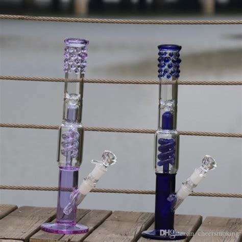 Wholesale 38cm Downstwm Bowl Joint 188mm Green White Purple Glass