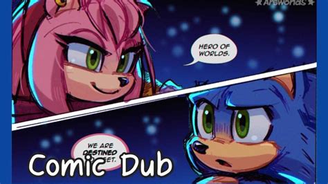 Sonic Meets Amy A Sonic Movie 3 Comic By Arsworlds Comic Dub Youtube