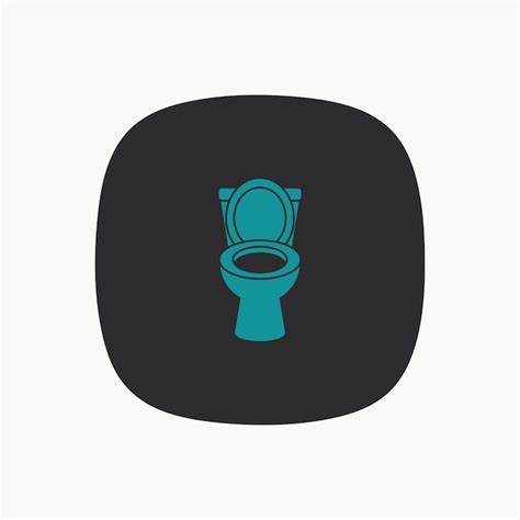 Premium Vector Toilet Icon Design Vector Illustration