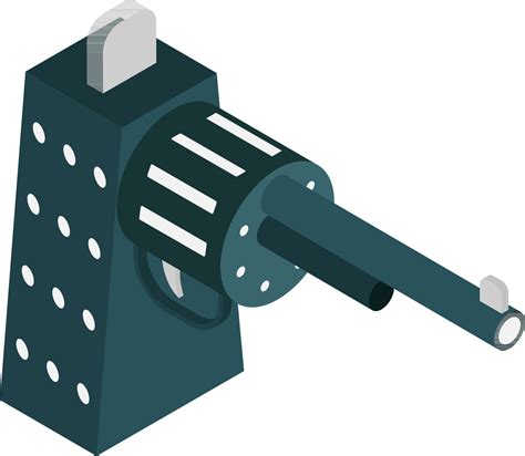 Isometric Army Gun Element 24459825 Vector Art At Vecteezy