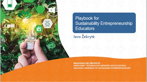 Entrepreneuring For Sustainability Transition