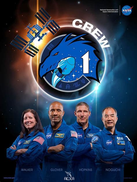 ¡esta Es La Tripulación De La Misión Crew 1 De Spacex