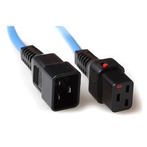 IEC LOCK Connection Cable V C Lockable C Blue M AK Redcorp Com En