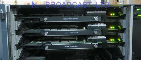 Leitch Harris Integrator 2x Sdi Input Adn 1x Sdi Output Boards For