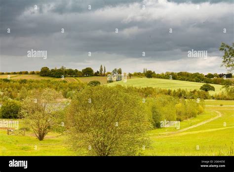 Verdant Essex Countryside Landscape Around Chelmsford England United