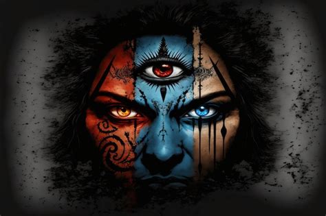 Premium Ai Image King Shiva Third Eye Trident And Furious Eyes