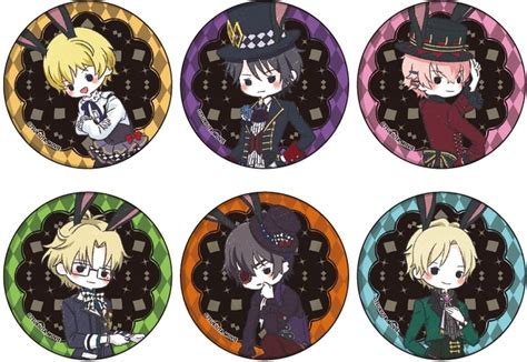 駿河屋 全6種セット 「ツキウタ。 劇場版 Rabbits Kingdom The Movie 缶バッジ 01グラフアートイラスト