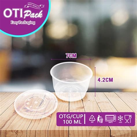 Jual Oti Pack Thinwall Cup 100 Ml Shopee Indonesia