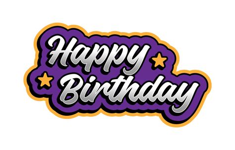 Happy Birthday Sticker Happy Birthday Happy Birthday