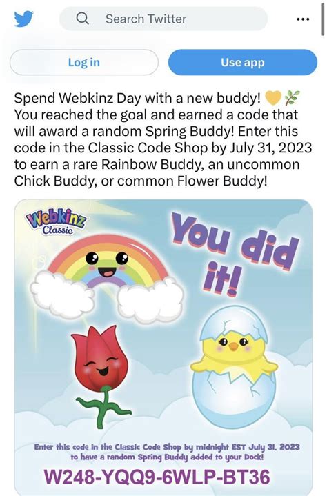 Spring Buddy Codes All Labeled From Where Swipe For All 4 Rwebkinz