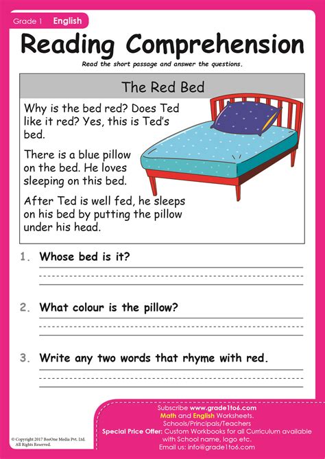 Comprehension Passages With Questions And Answers