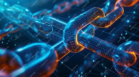 Premium Photo Banner Representation Of Blockchain Cryptography
