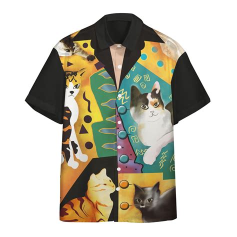 3d Freddie Mercury Cat Suit Custom Unisex Short Sleeve Hawaiian Shirts Aloha Hawaii Shirt For