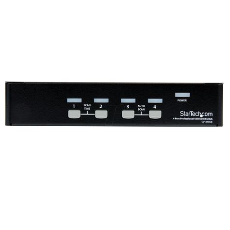 St Sv431usb 4 Port Vga Usb Kvm Switch With Usb Hub At Reichelt Elektronik