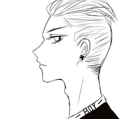 头部侧脸简笔画 简笔画图片大全 普车都