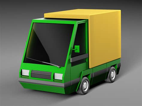 Cartoon Car 3d Model Turbosquid 1210412