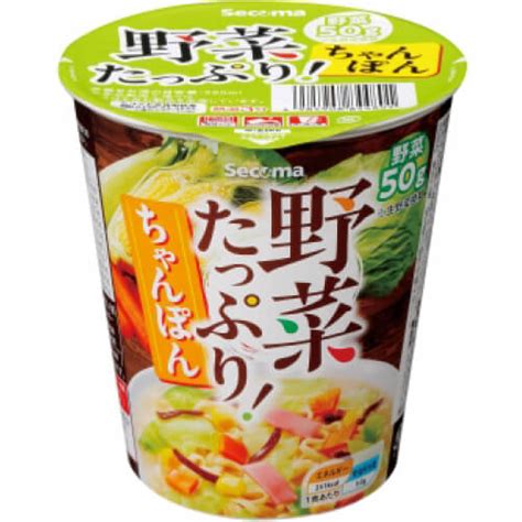Secoma野菜たっぷりちゃんぽんカップラーメン道
