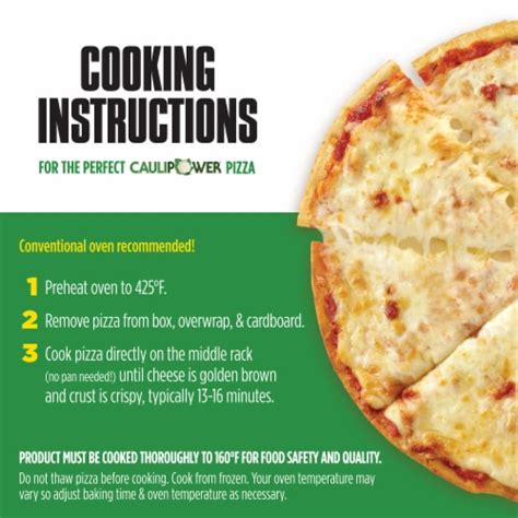 Caulipower® Stone Fired Three Cheese Cauliflower Crust Frozen Pizza 10