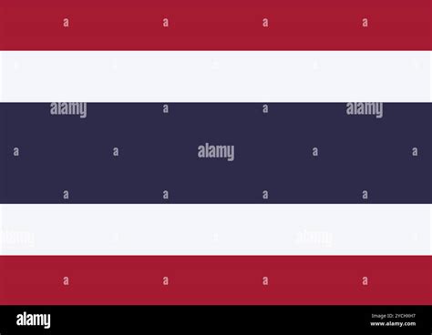 Thailand Flag Vector Illustration Stock Vector Image And Art Alamy