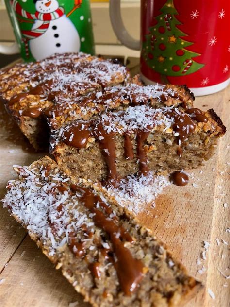 Christmas Banana Oat Bread Vegan