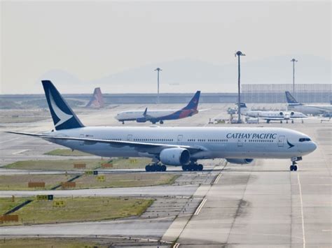 キャセイパシフィック航空 Boeing 777 300 B Hnv 関西国際空港 航空フォト By New Skyさん 撮影2023年03月30日