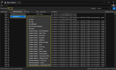 memory insights in unreal engine unreal engine 5 6 documentation