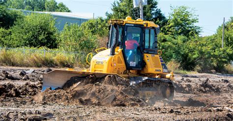 Komatsu Intelligent Machine Control Equipment Has Helped Speed Up