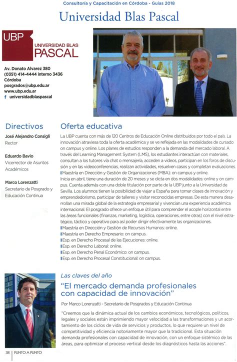 042018 “capacitación En Córdoba Universidad Blas Pascal”