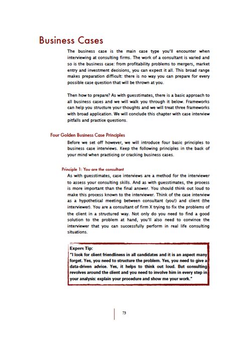 Cracking The Case The Best Book On Case Interview Preparation Case