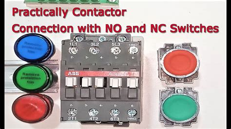How To Wire A Contactor Practically Contactor Connection With NO And