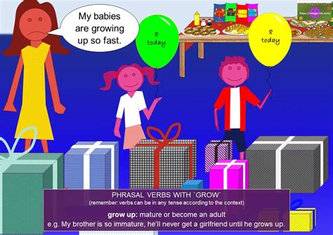 Phrasal Verbs With Grow Mingle Ish