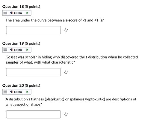 question 18 5 ﻿points the area under the curve