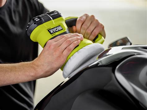18v One 6” Two Speed Orbital Buffer Kit Ryobi Tools