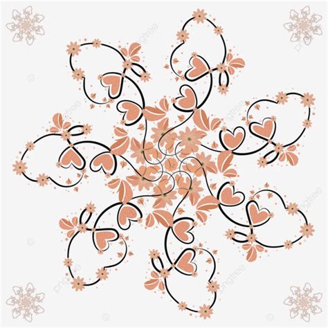 Flower Love Hard Leaves Star Vector Illustration Design Flower Drawing Love Drawing Hard