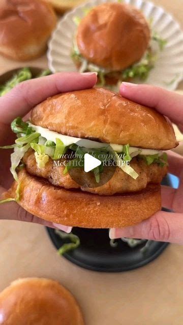 Pure Bite On Instagram Mcchicken At Home And Even Better Than Mcdonalds Its Basically Like A