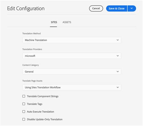 Configuring The Translation Integration Framework Adobe Experience
