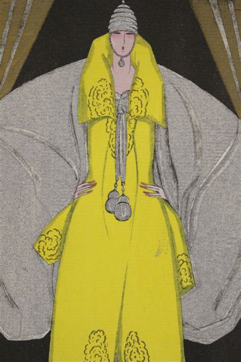 POIRET Antinéa Manteau du soir de Paul Poiret pl La Gazette du Bon ton n