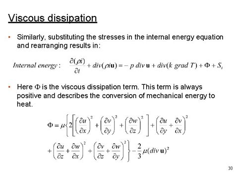 Lecture 3 Conservation Equations Applied Computational Fluid Dynamics