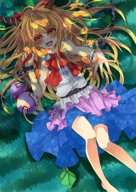 Ibuki Suika Touhou Drawn By Dougen Danbooru