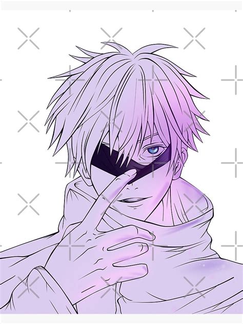 Jujutsu Kaisen Gojo Satoru Domain Expansion Clear Edition Canvas Print For Sale By